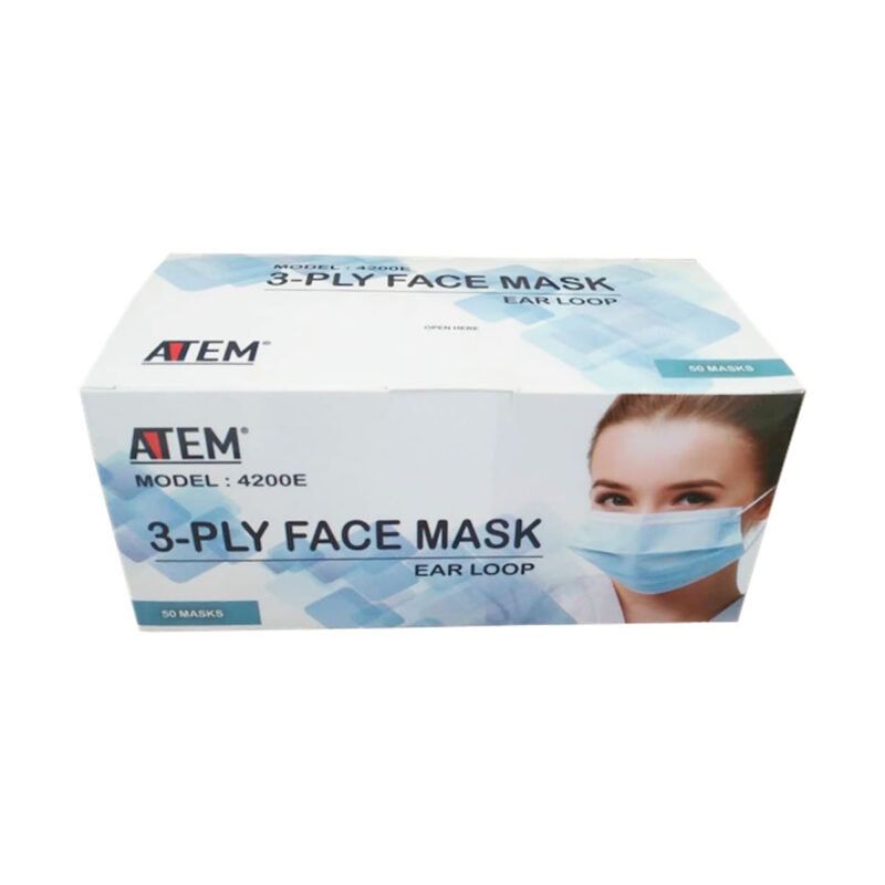 ATEM 4200E 3 Ply Face Mask – PolyScientific