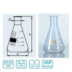DURAN Erlenmeyer Flask, Narrow Neck – PolyScientific