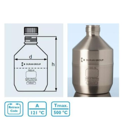 DURAN Group Stainless Steel Laboratory Bottle – PolyScientific