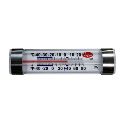 Horizontal Glass Tube Refrigerator Thermometer – PolyScientific